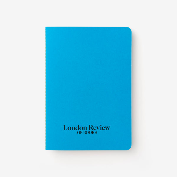 LRB A5 Plain Notebook in Blue – The LRB Store